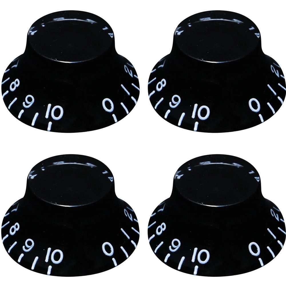 Bell Top Hat Knob Set (4) For USA Gibson Guitars - Embossed Numbers ...