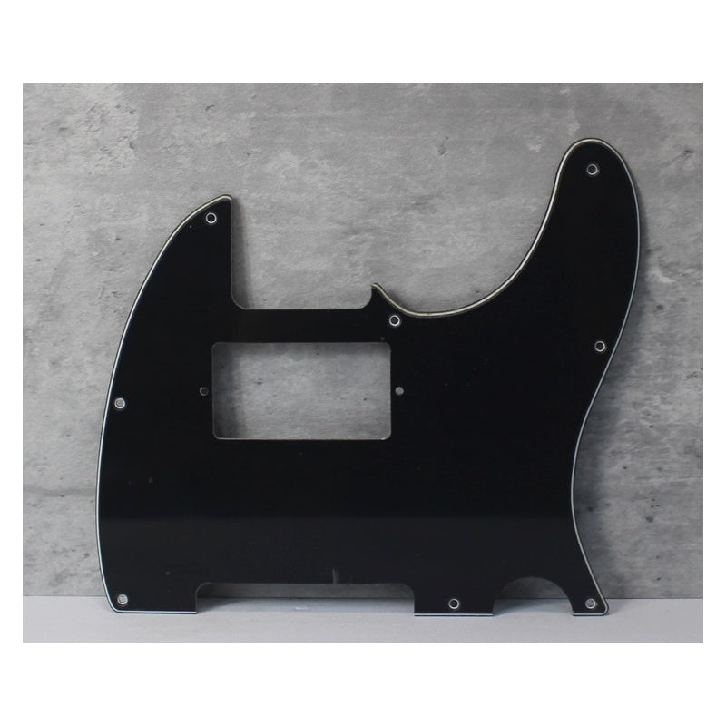 Pickguard For Standard Telecaster w Humbucker Cavity - Black 3 Ply ...