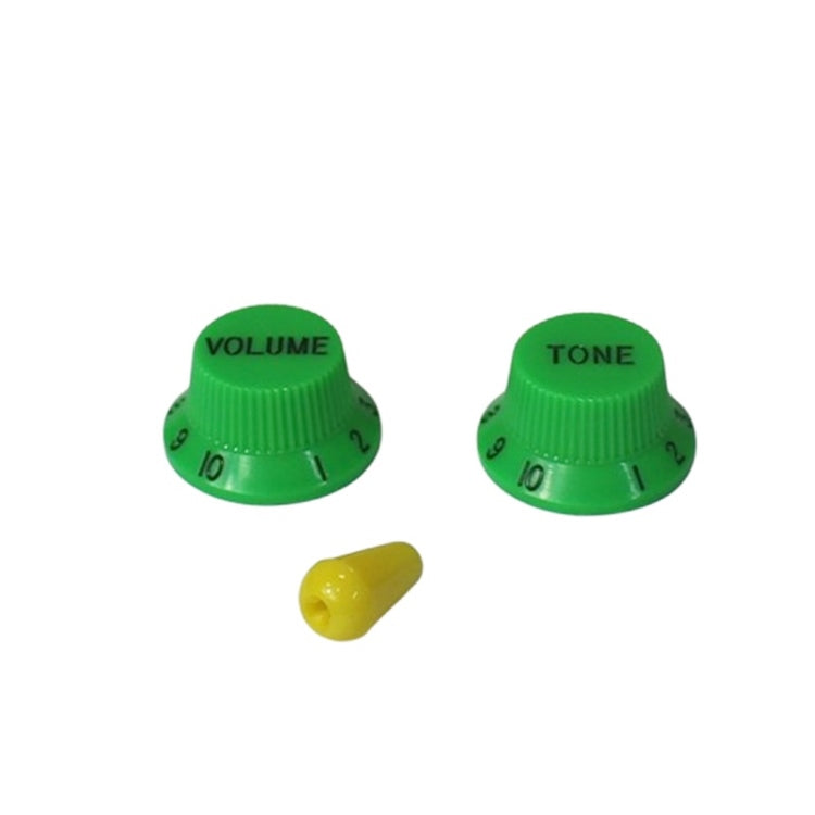 Replacement Knobs For Ibanez - Green W/ Yellow Tip – guitarparts.sg