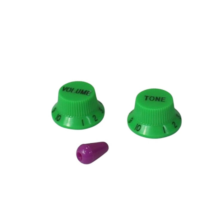 Replacement Knobs For Ibanez - Green W/ Purple Tip – guitarparts.sg