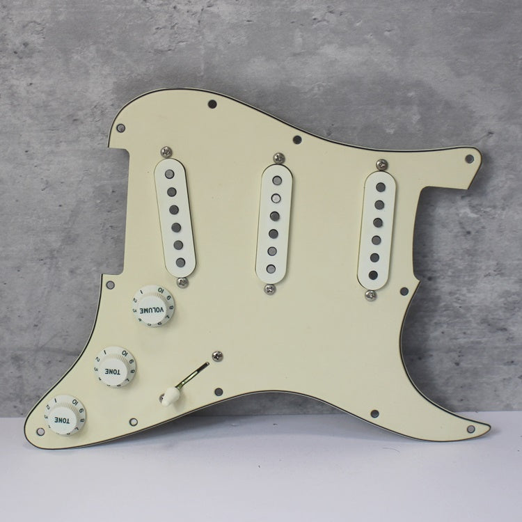 The Revival Pickups Voodoo Strat Grey Bottom Aged Pickguard Assembly R ...