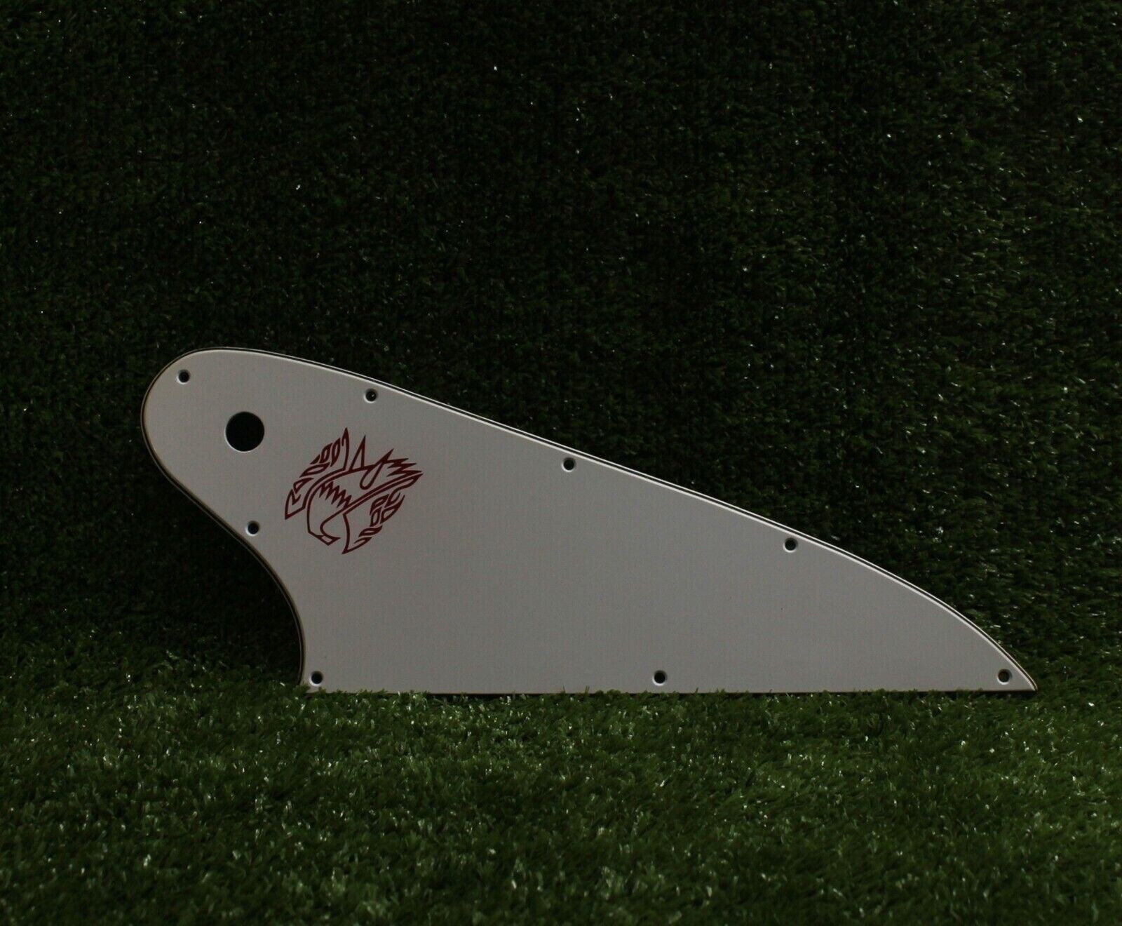 Aged Pickguard For Gibson Reverse Firebird w Accurate Screen Logo - 3 ...