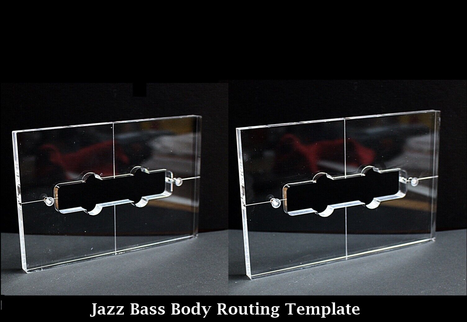 Jazz Bass Pickup Cavity Routing Template For Body Acrylic – guitarparts.sg