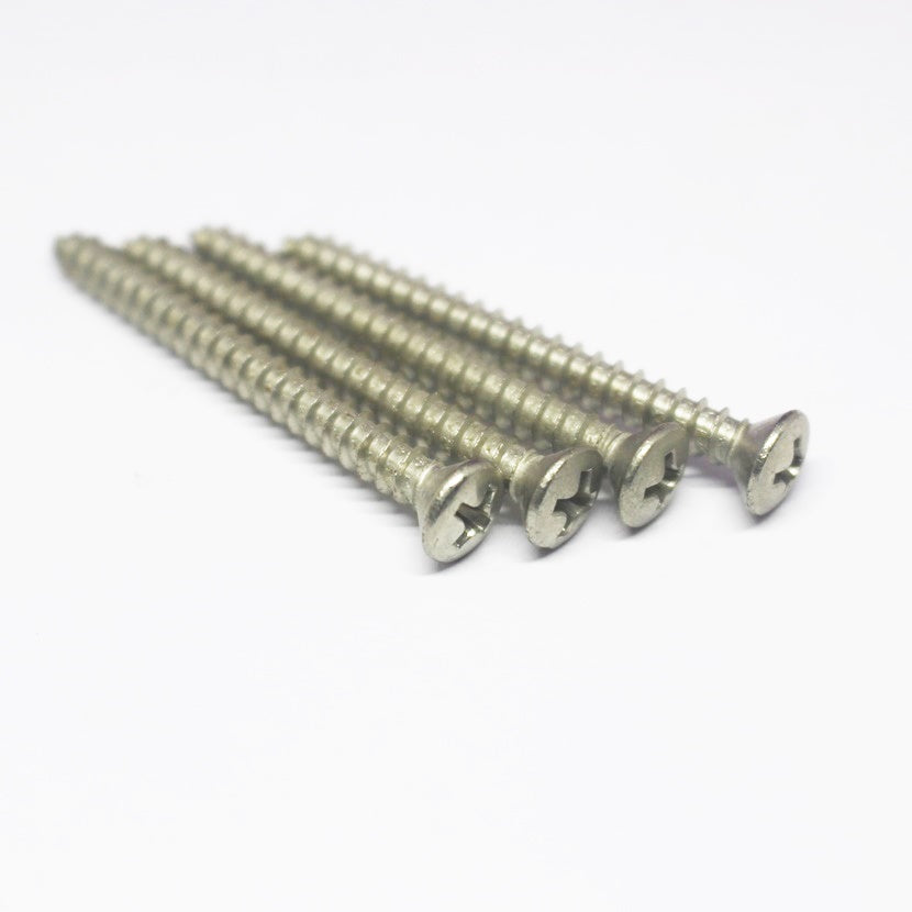 GS-040-SS NOS Stainless Steel Neck Plate Screws For Fender® Guitars ...