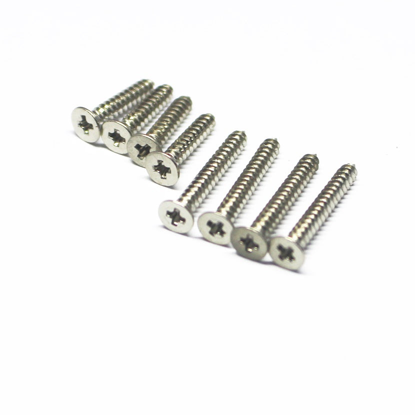 NOS Montreux Mounting Ring Screws Set - Nickel – guitarparts.sg