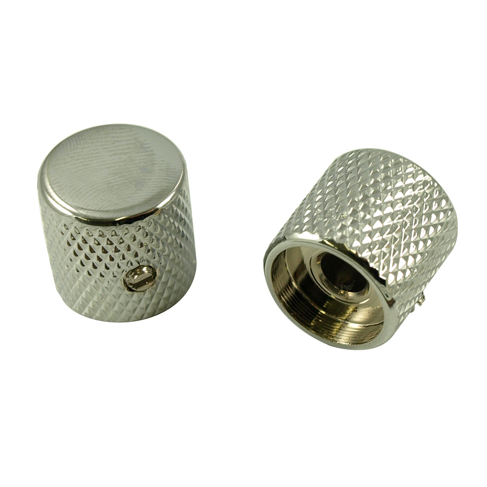 HW-076-AL - WD 60s Style Barrel Knob Set 1/4" - Aluminum – guitarparts.sg